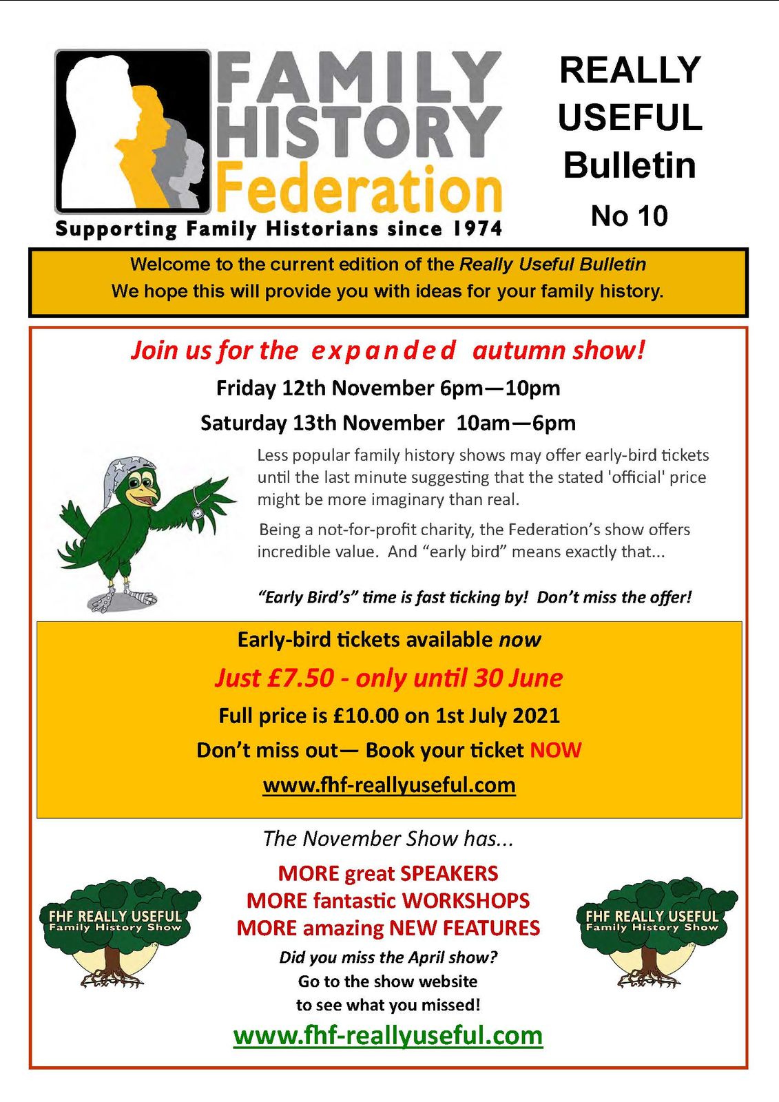 Really Useful Bulletins | Explore Your Genealogy