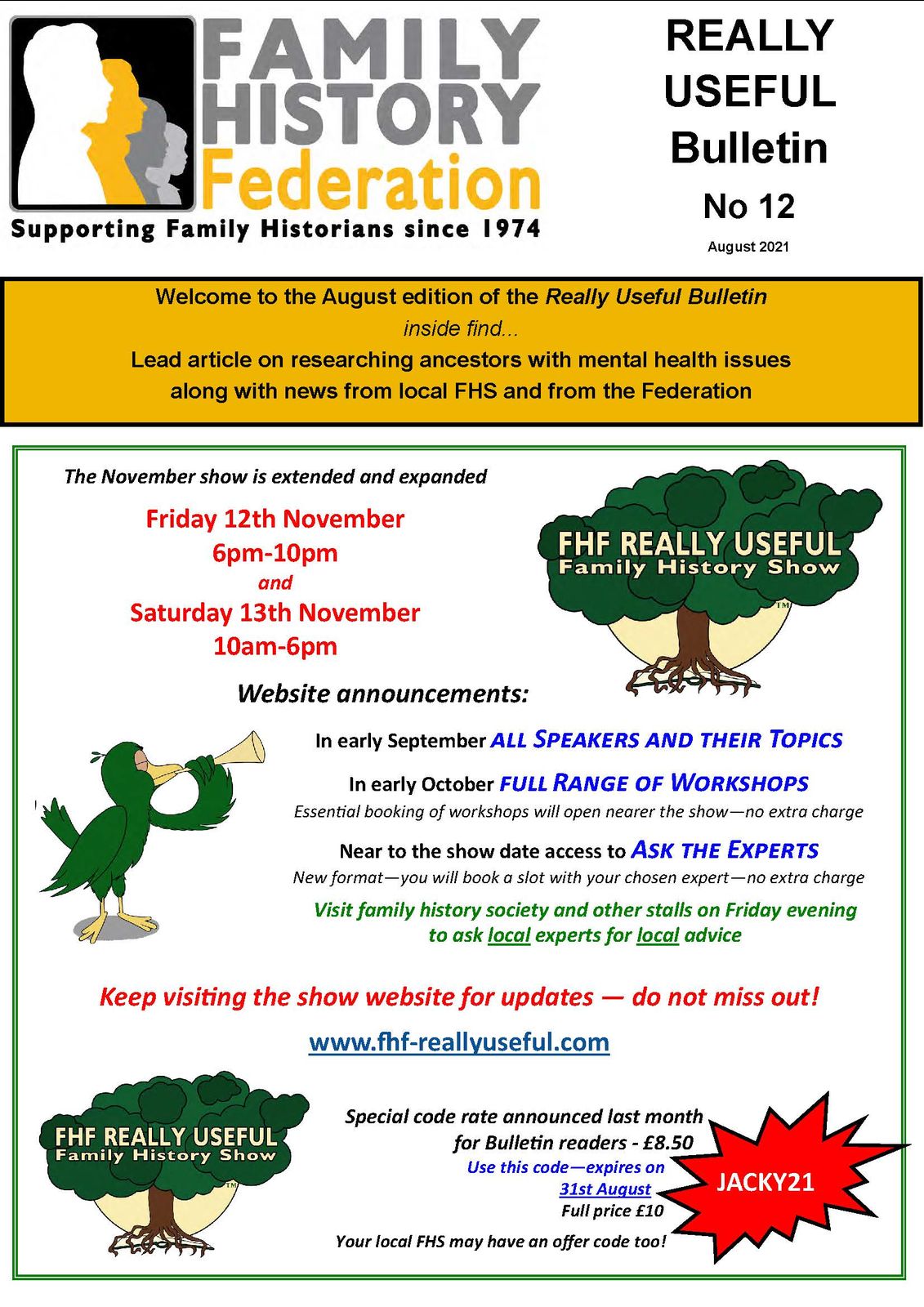 Really Useful Bulletins | Explore Your Genealogy