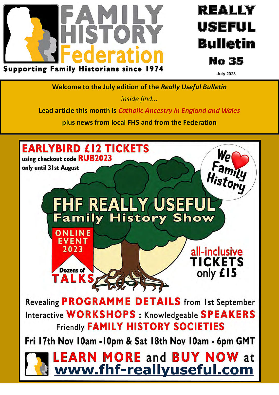 Really Useful Bulletins | Explore Your Genealogy