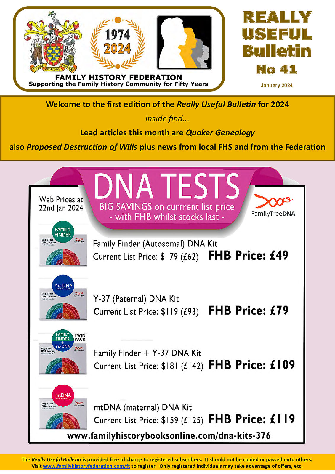 Really Useful Bulletins | Explore Your Genealogy