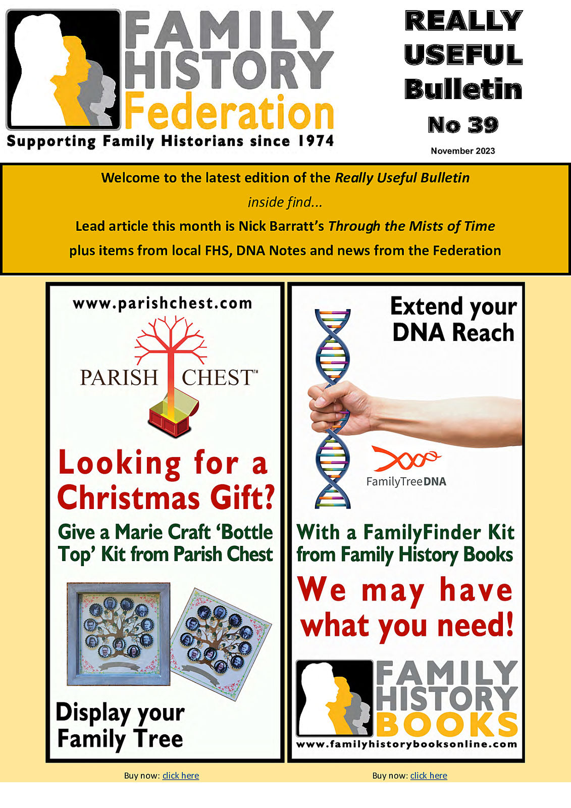 Really Useful Bulletins | Explore Your Genealogy