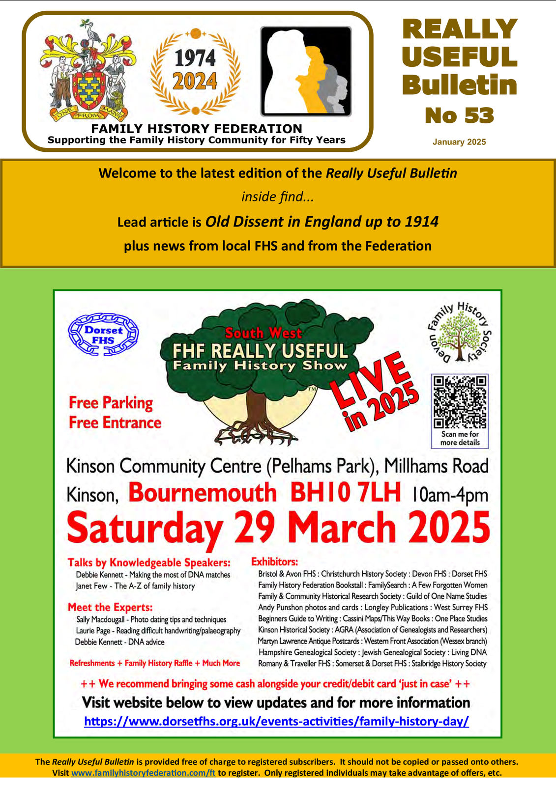 Really Useful Bulletins | Explore Your Genealogy